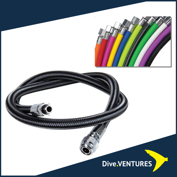 OMS By Miflex High Flexible Low Pressure Inflator Hose – Dive.VENTURES
